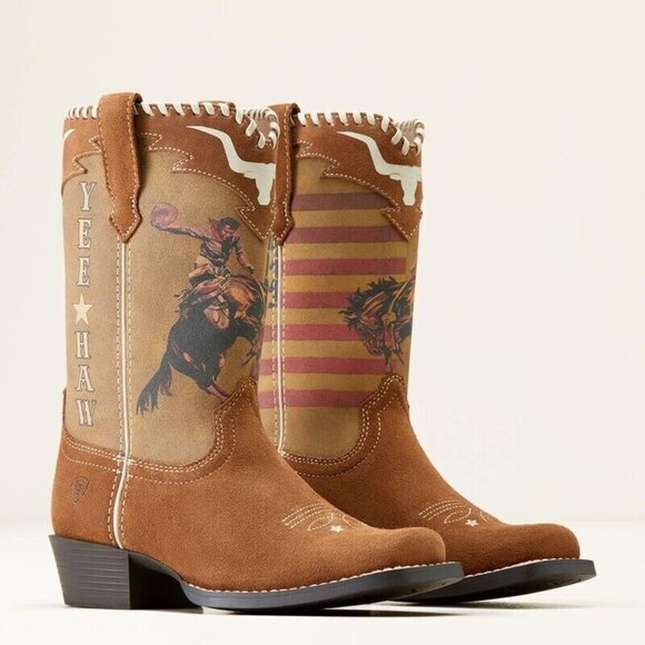 Ariat | Shoes | Ariat Futurity Rodeo Quincy Western Boot 050965 Kids ...